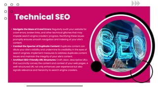 Search Engine Optimization Checklist You Need To Know | PPTX