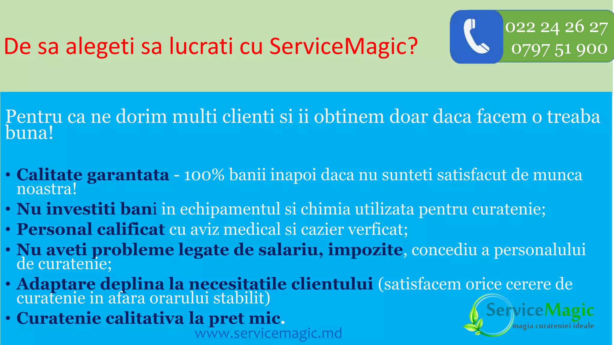 Cleaning company in Chisinau - ServiceMagic. | PPTX