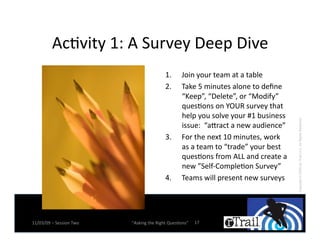 Deep Dive: Survey Best Practices | PPT