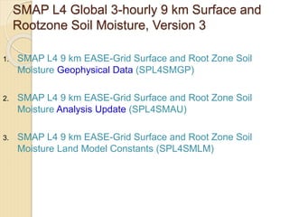 Presentations for smap data analysis v1 | PPTX