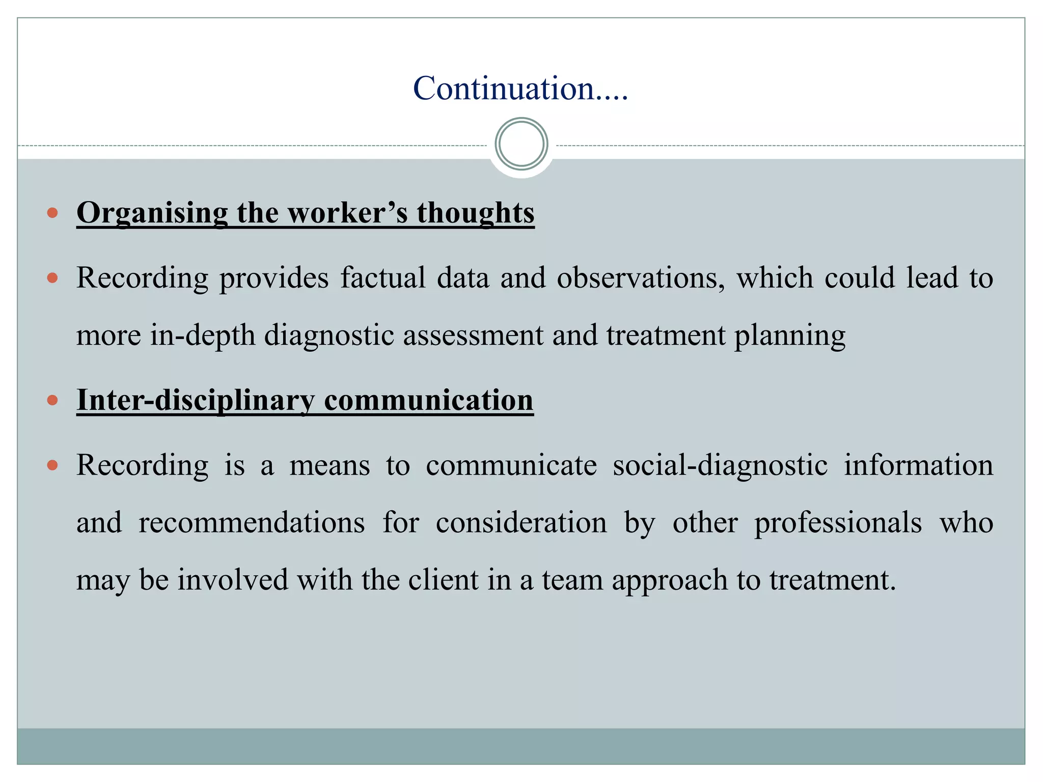 Importance Of Documentation Skills In Social Work | PPTX