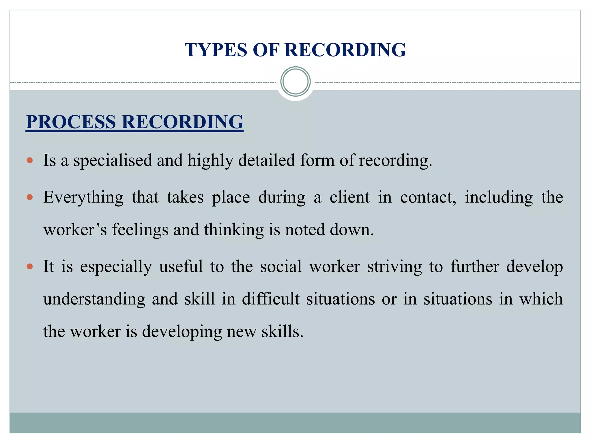 Importance Of Documentation Skills In Social Work | PPTX
