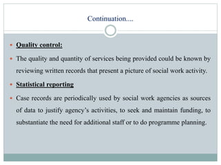 Importance Of Documentation Skills In Social Work | PPTX