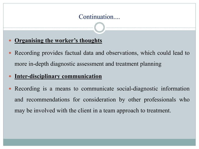 Importance Of Documentation Skills In Social Work | PPTX