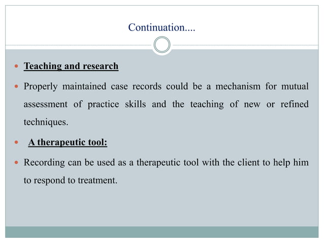 Importance Of Documentation Skills In Social Work | PPTX