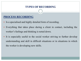 Importance Of Documentation Skills In Social Work | PPTX