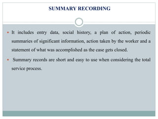 Importance Of Documentation Skills In Social Work | PPTX