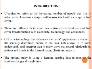 Application of GIS in Modelling Landuse Changes Of Gurupavanapuri ...