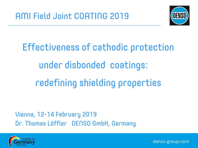 Effectiveness of cathodic protection under disbonded coatings ...