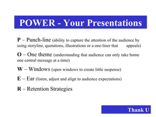 Presentation Skill | PPT