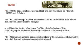 COMPUTER AIDED DRUG DESIGN COMPUTER AIDED DRUG DESIG | PPTX