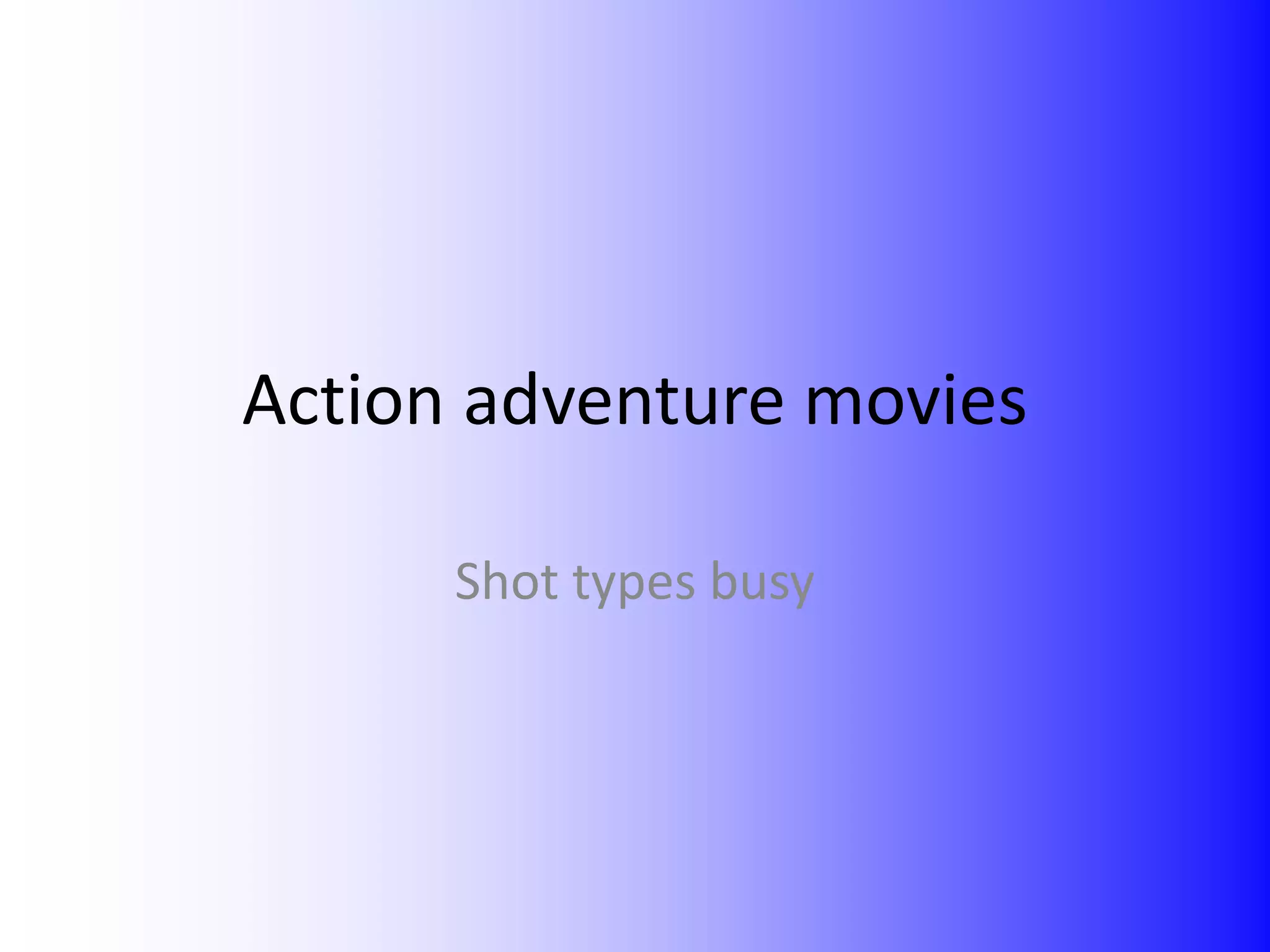 Presentation shot types | PPTX