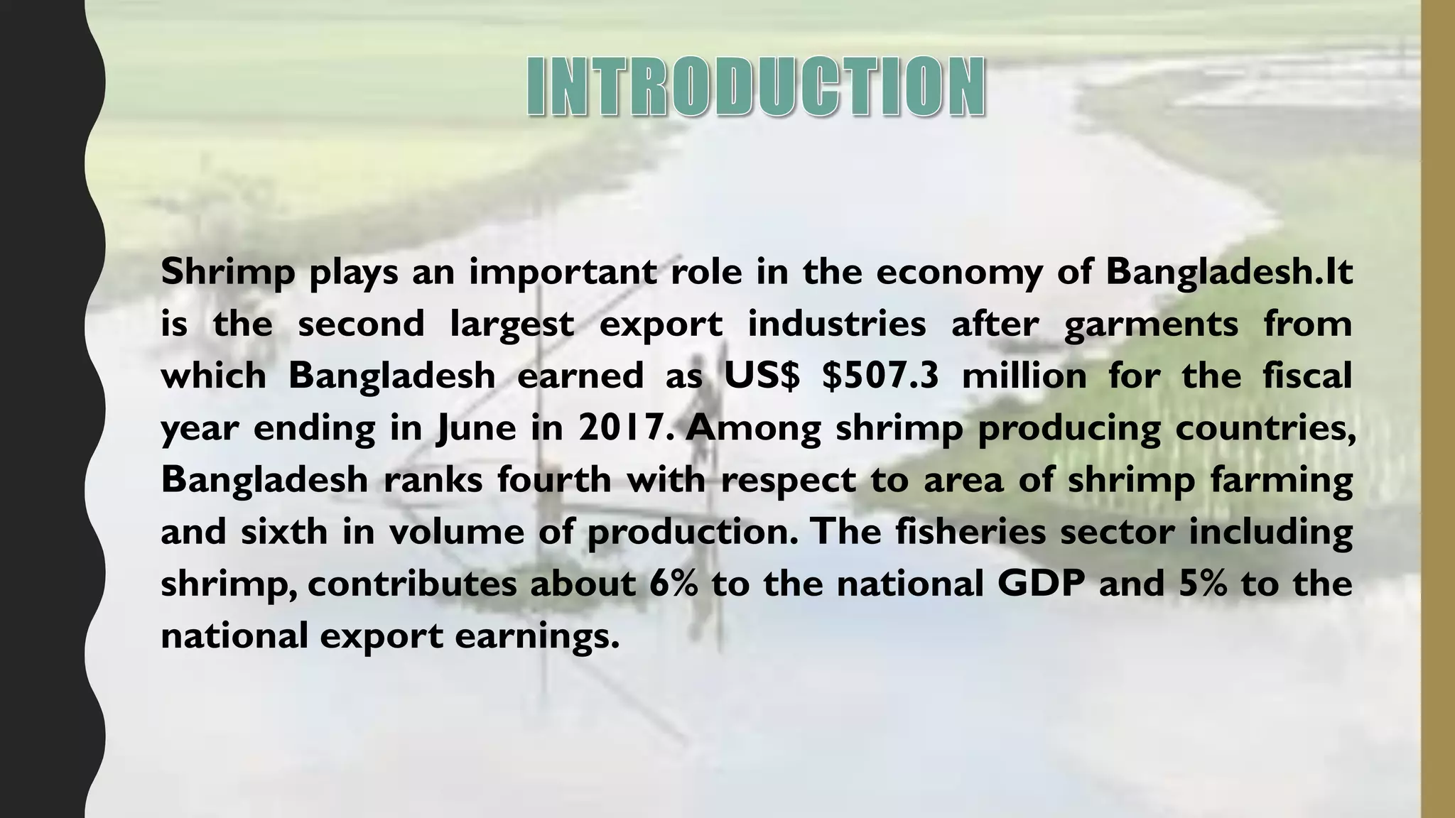 Pattern and Projection of Shrimp Trade in Bangladesh | PPT