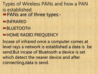 Personal Area Network | PPTX