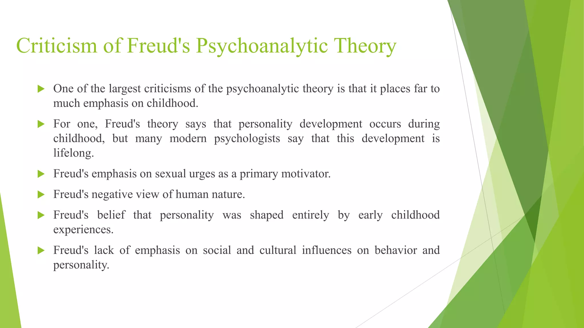 Sigmund Freud's Theory of Criminology | PPTX