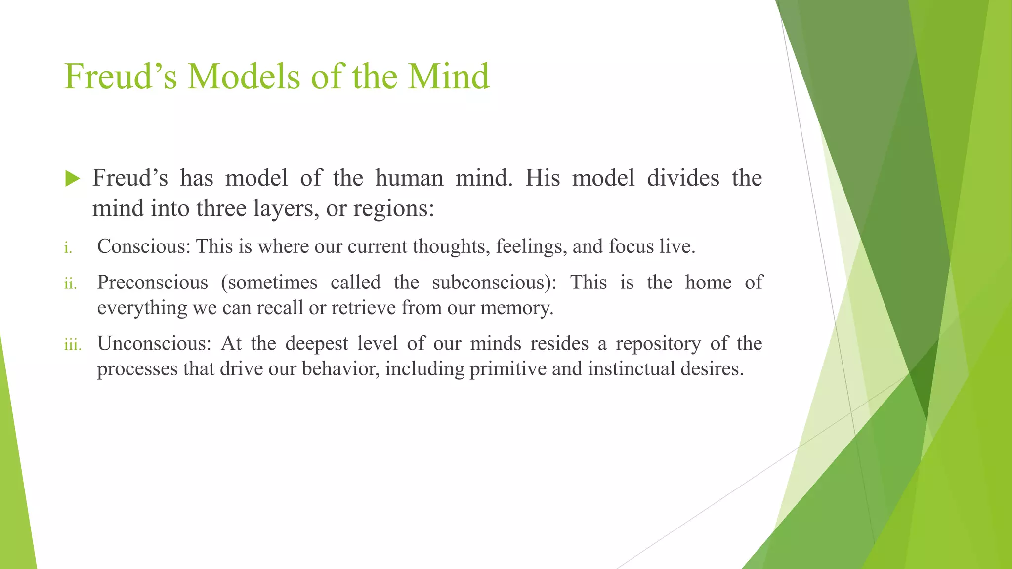 Sigmund Freud's Theory of Criminology | PPTX