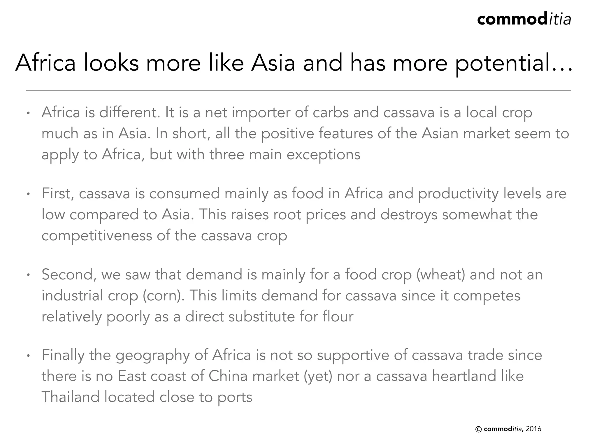 Trends In Cassava Trade And Some Thoughts On Policy Affecting This Ppt
