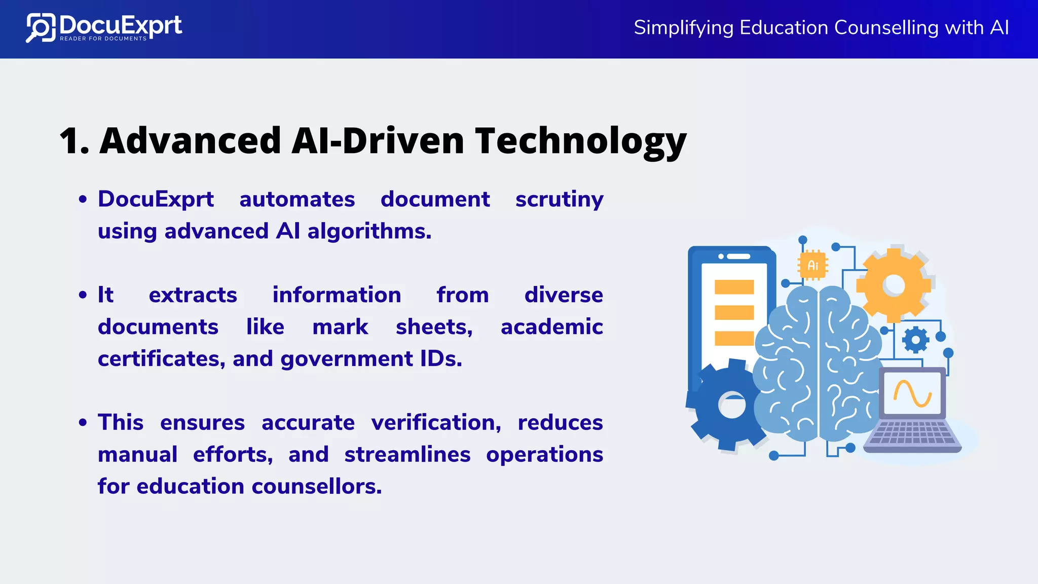 Simplifying Education Counselling With AI-Document Verification | PPT