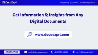 Simplifying Education Counselling With AI-Document Verification | PDF