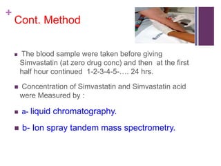 Presentation simvastatin | PPTX