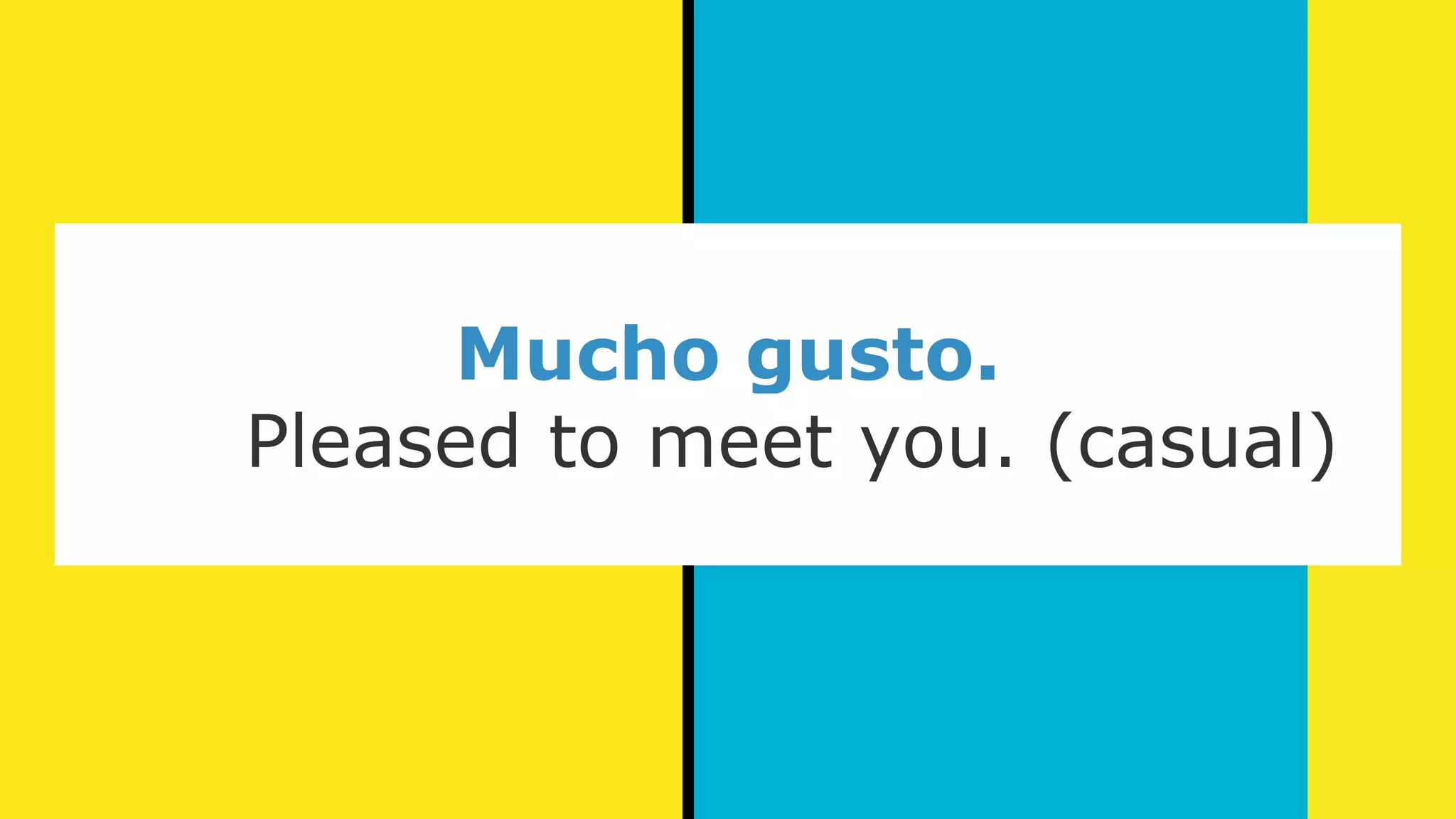 Presentations in spanish | PPT