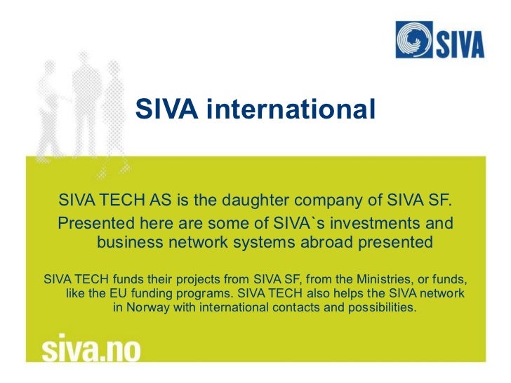 Presentation siva, sivatech_eng