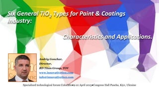 Six General TiO2 Types for Paint and Coatings Industry: Characteristics ...