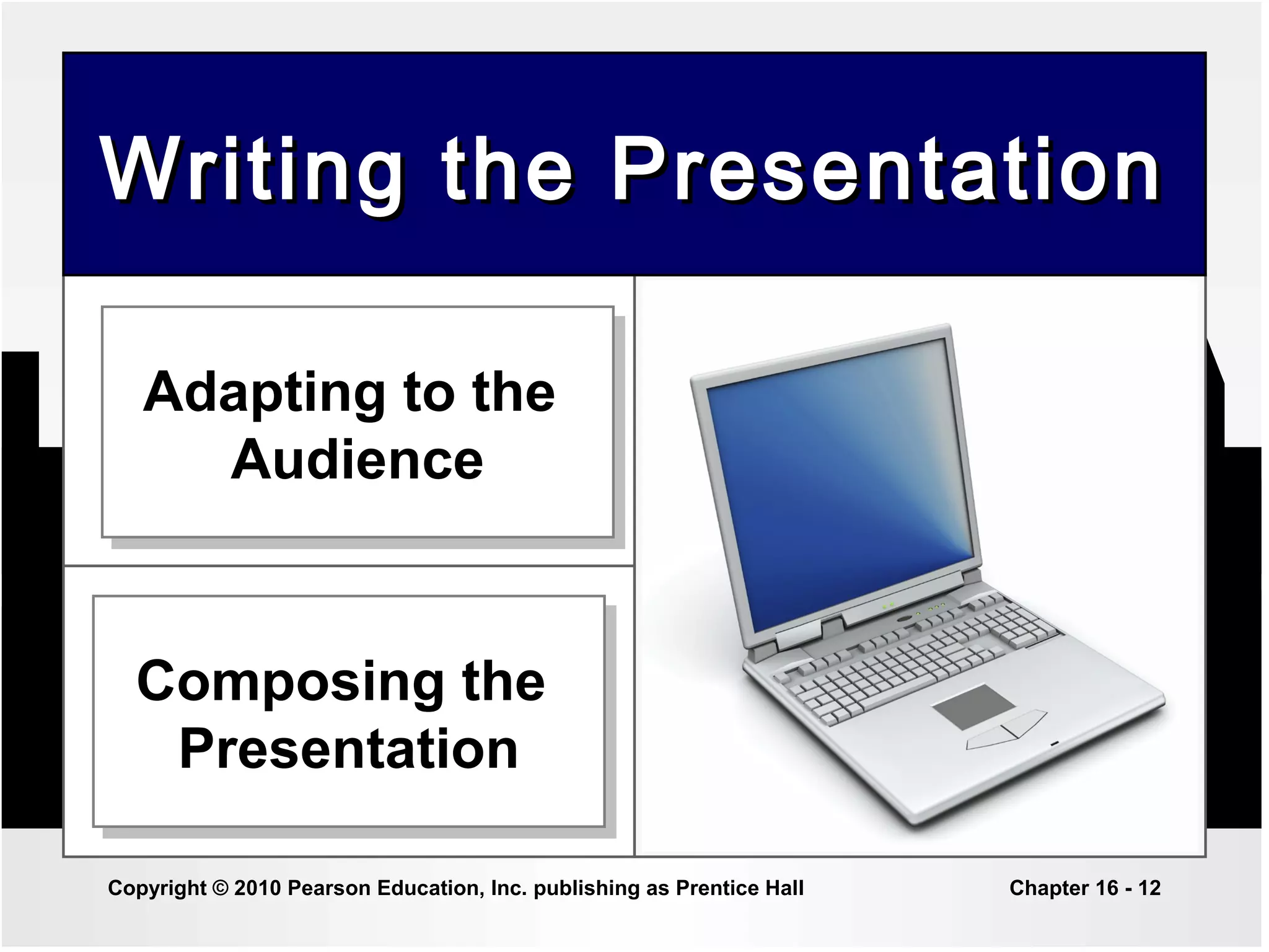 Presentation skills in managerial communications | PPT