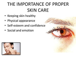 SKIN CARE AND TREATMENT | PPTX