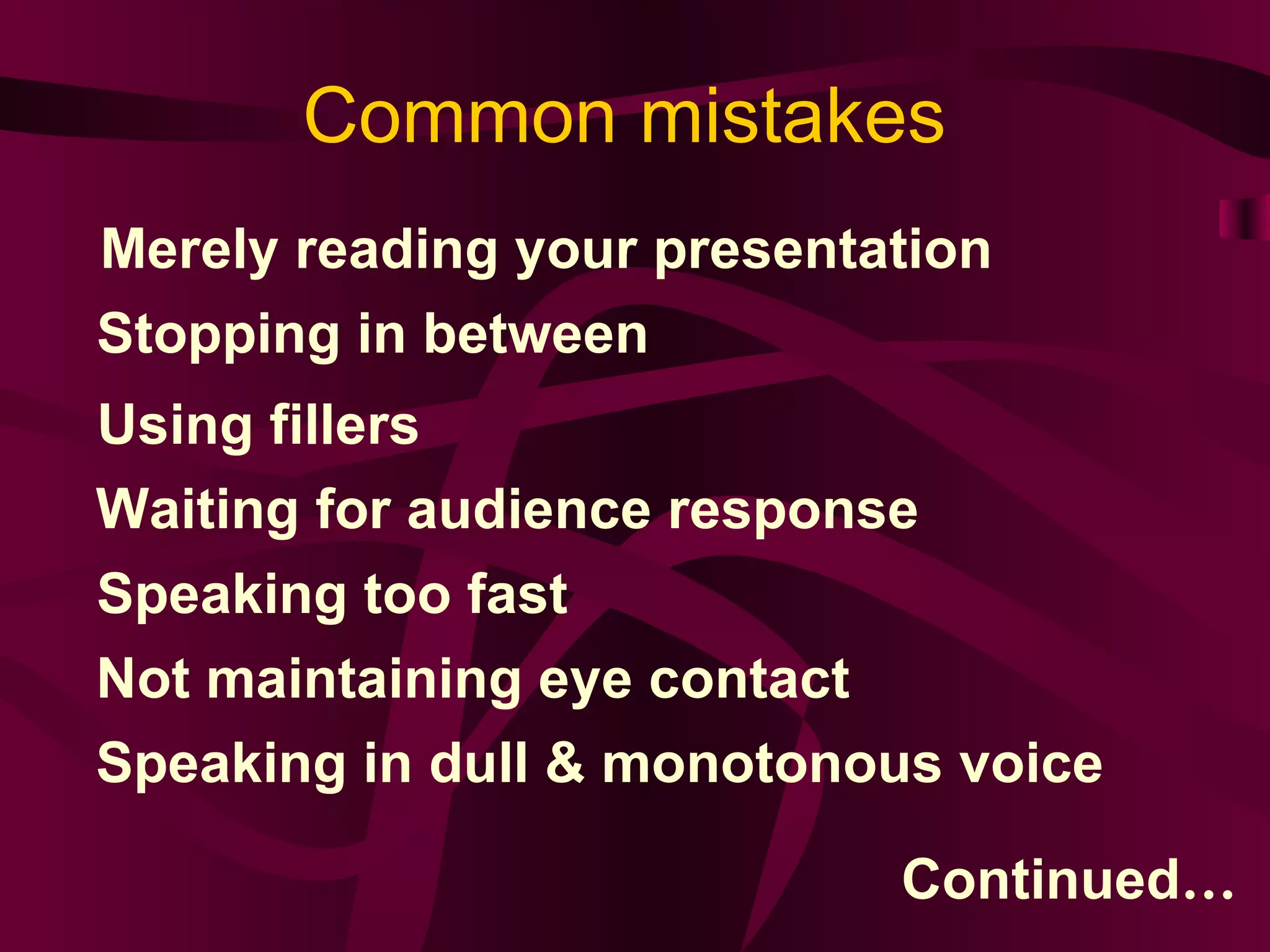 Presentation skills | PPT