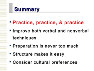 Presentation skills | PPT