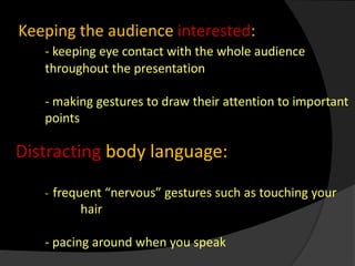 Presentation skills | PPTX