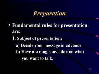 Presentation skills | PPT