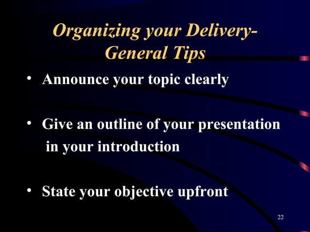 Presentation skills | PPT