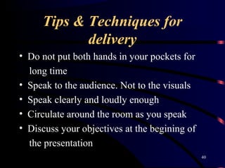Presentation skills | PPT