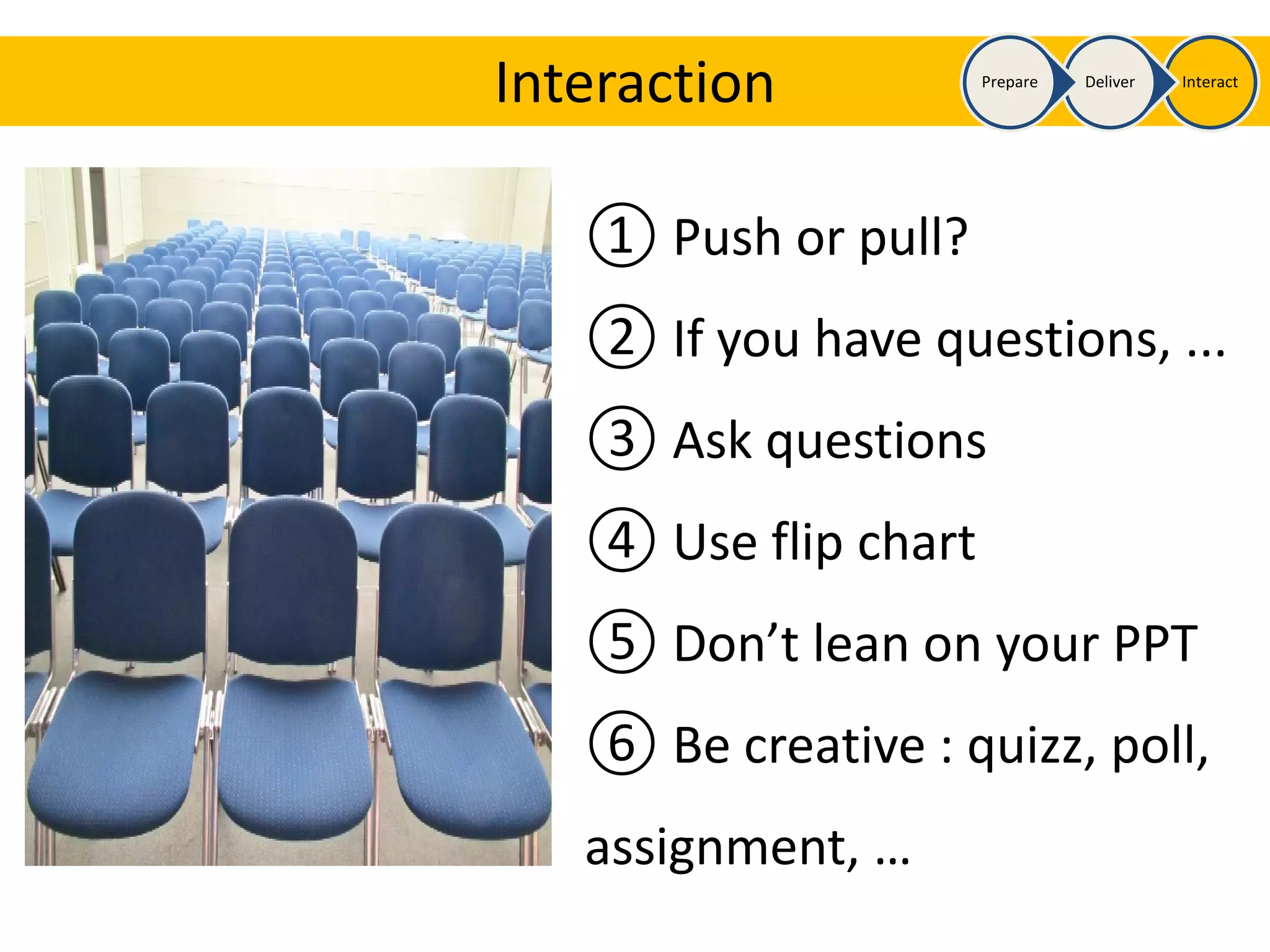 Presentation skills - don't be shy, show yourself | PDF