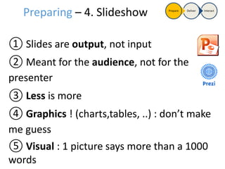 Presentation skills - don't be shy, show yourself | PDF