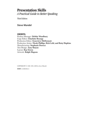 Presentation skills | PDF