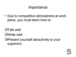 Presentation skills | PPT