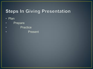 Presentation Skills | PPTX