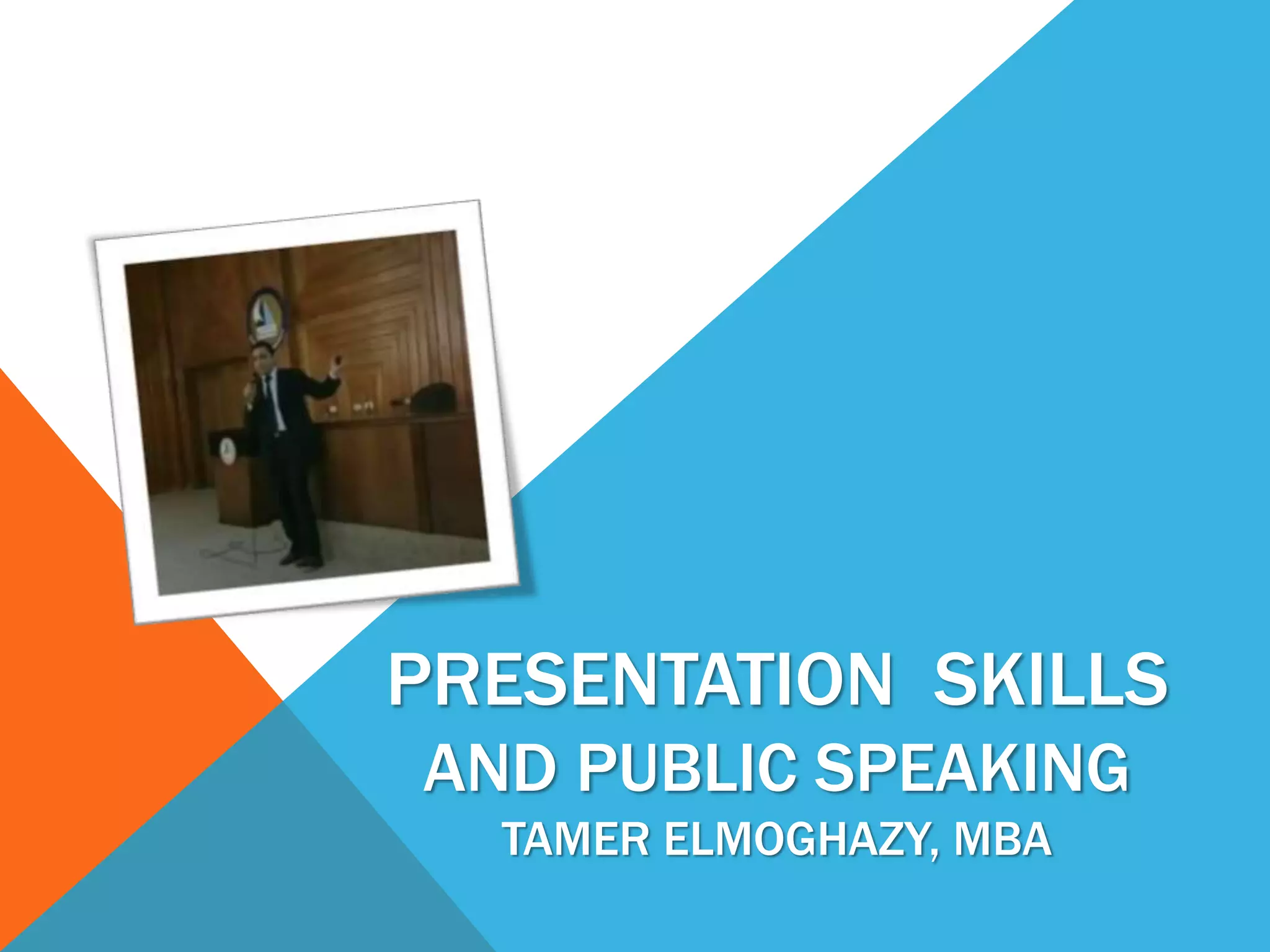 Presentation & Public speaking skills | PPTX