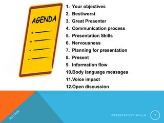 Presentation & Public speaking skills | PPT