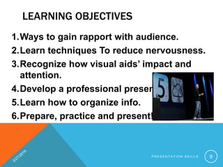 Presentation & Public speaking skills | PPTX