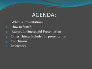 Presentation skills | PPTX