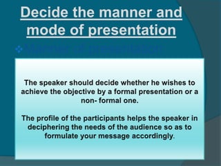 Presentation skills | PPT