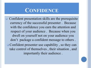 Presentation skills | PPTX
