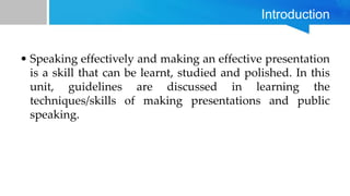 Presentation skills | PPT