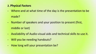 Presentation skills | PPTX