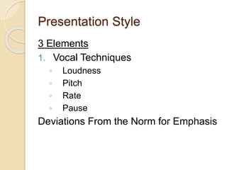 Presentation skills | PPTX