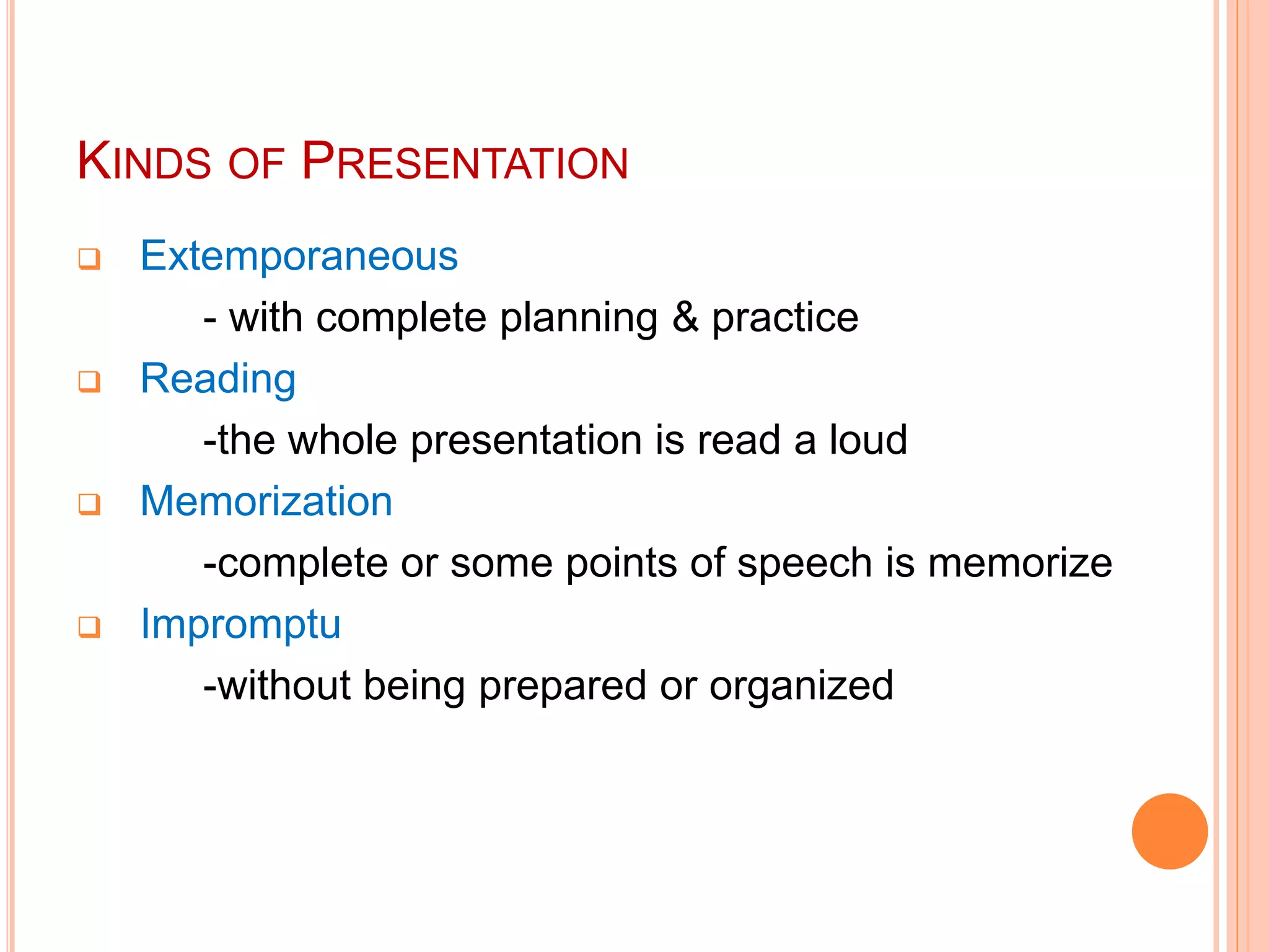 Presentation skills | PPTX